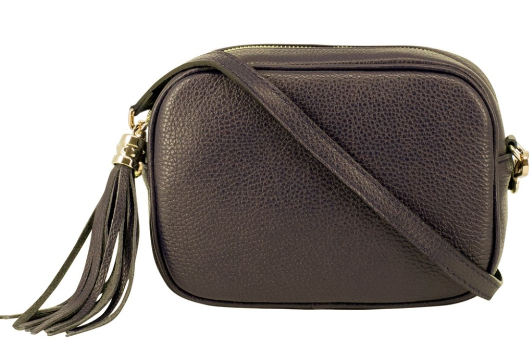 Fabucci Chocolate Brown Leather Crossbody Bag – Fabucci Shoes