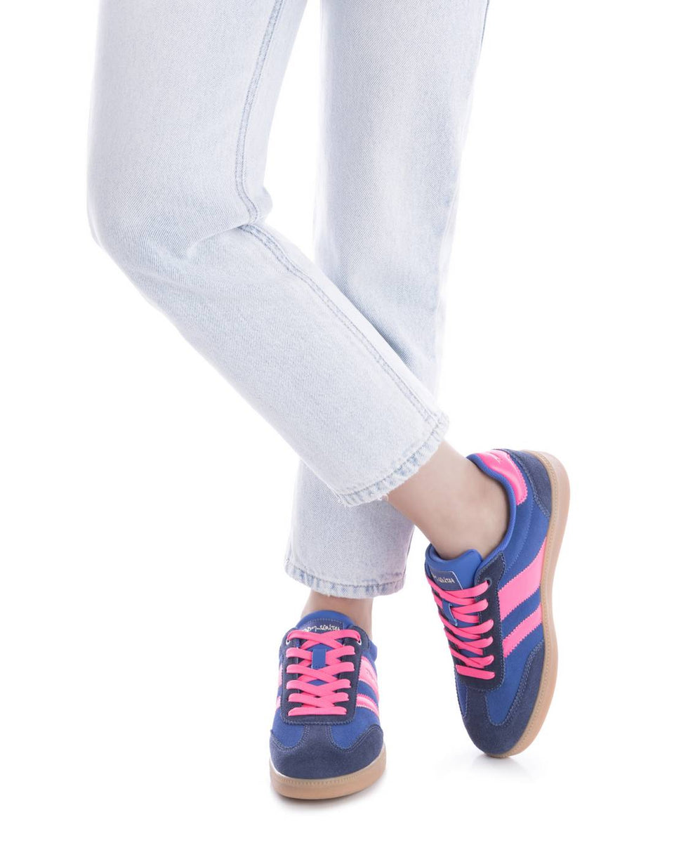 Teddy Smith Blue Pink Trainer – Fabucci Shoes